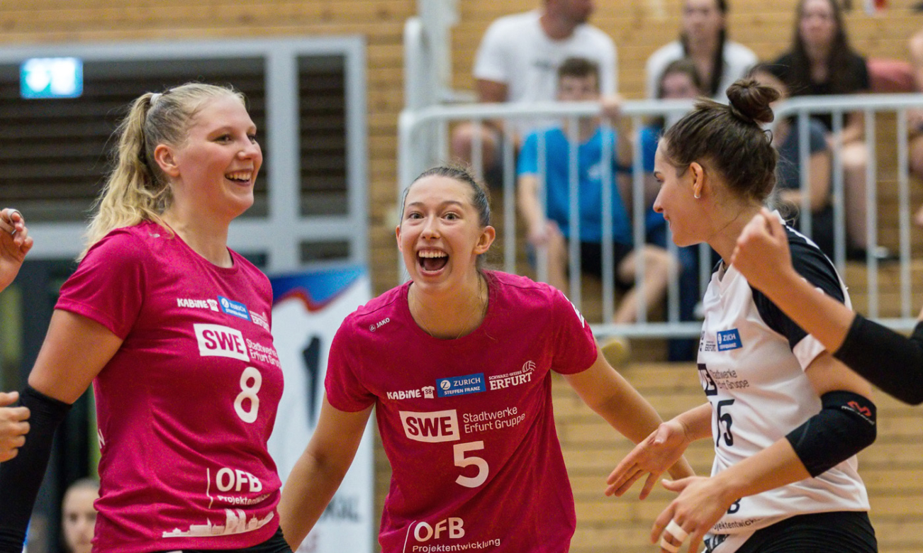 Heimpremiere gegen Süd-Meister - 1. Mannschaft SWE Volley